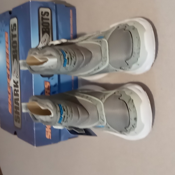 Skechers | Shoes | Skechers Sharkbots Cozy Chomper Boots New In Box ...